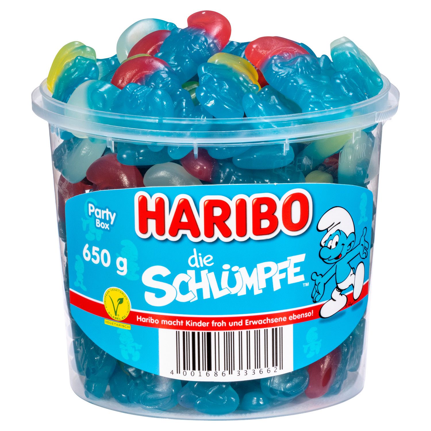 Haribo Желирани смърфове 650 гр, Подходящ за:, Специален повод ...
