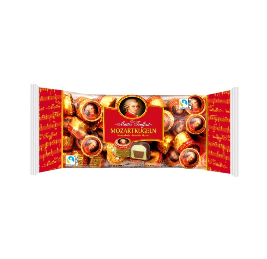 Mozart Шоколадови топки с шам фъстък 800 гр, Продуктови Категории ...