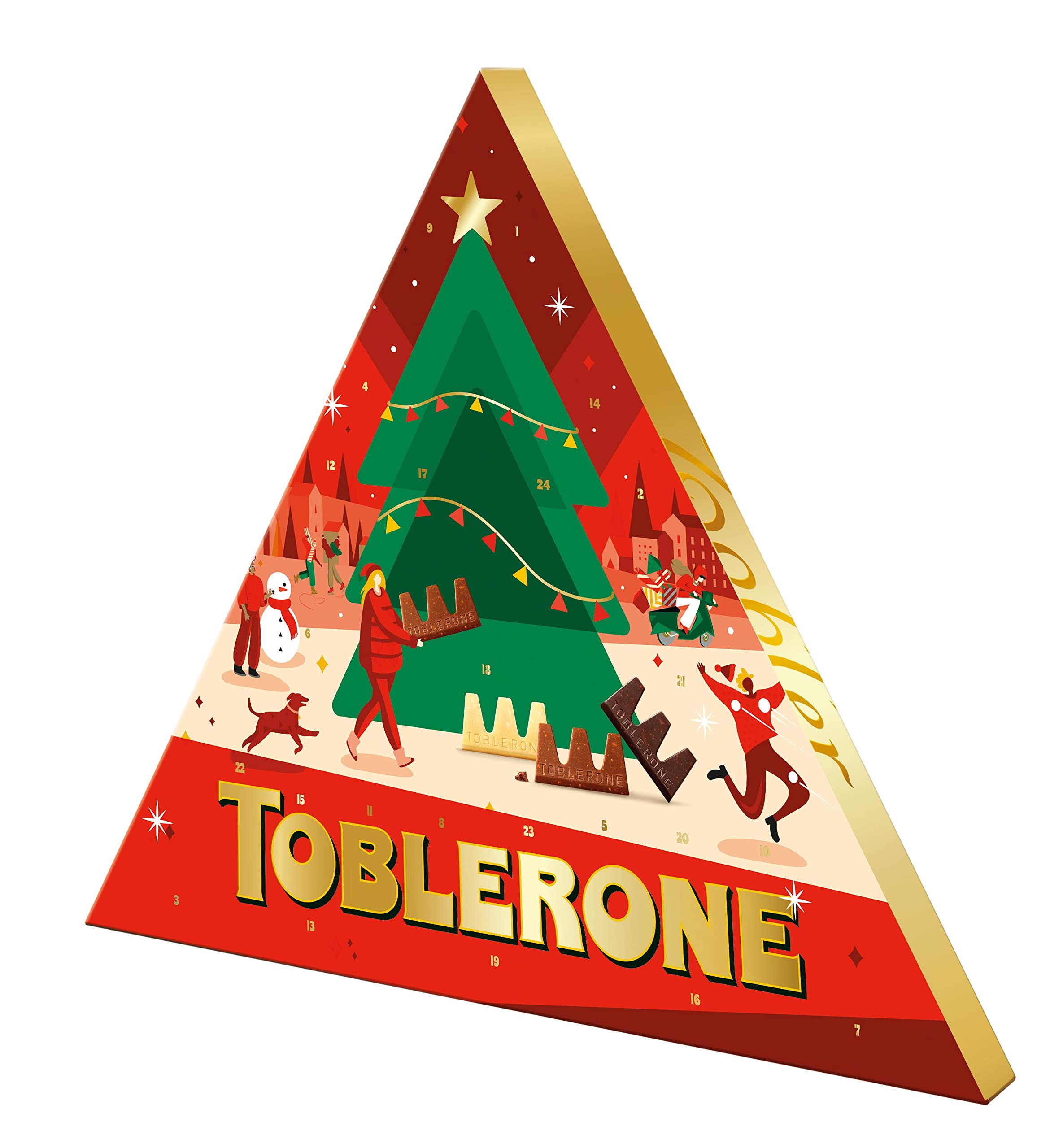 Toblerone Коледен календар 200 гр., Видове, Бял | Магазин за шоколад ...