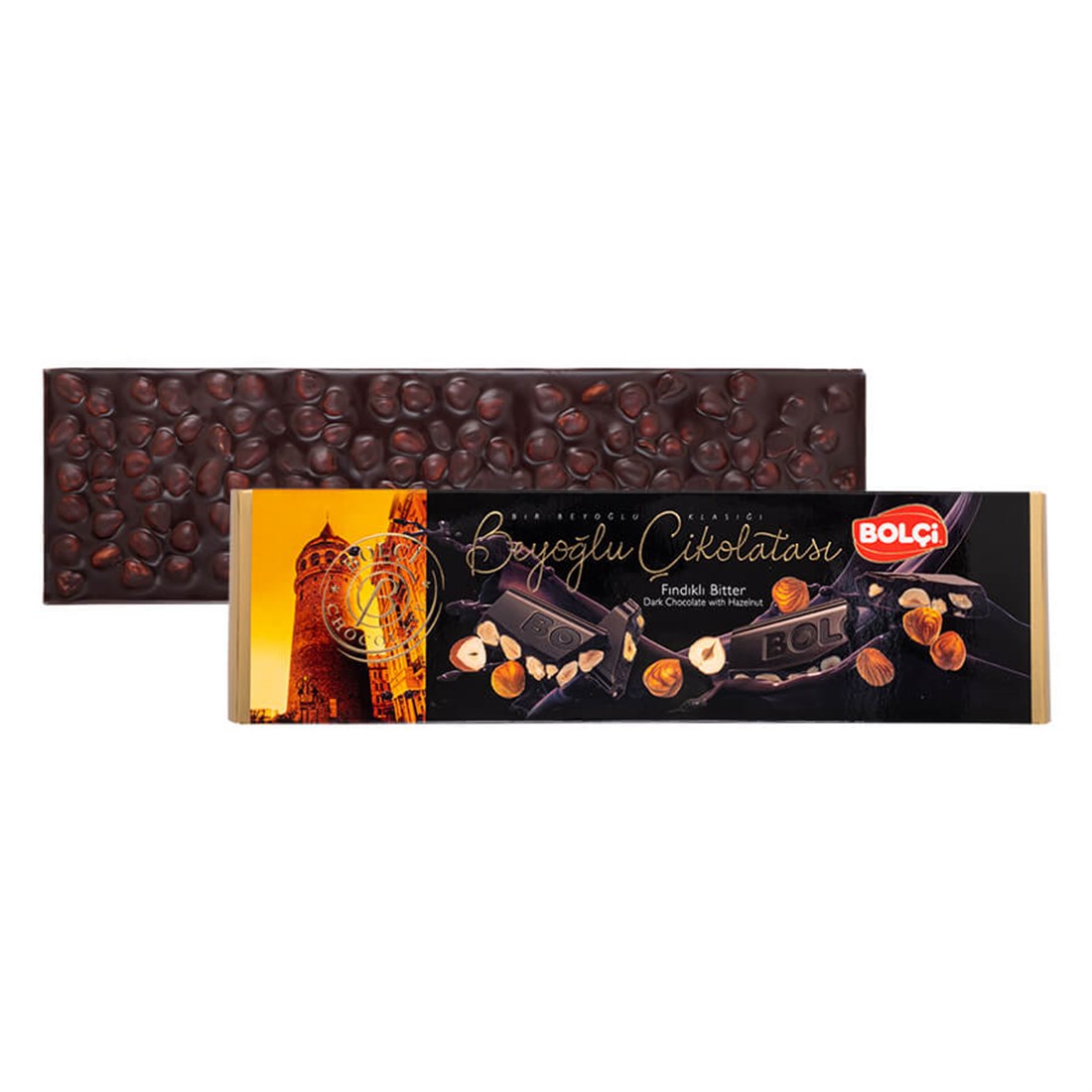 Bolci Натурален шоколад 55% какао с цели лешници 300 гр, Продуктови ...