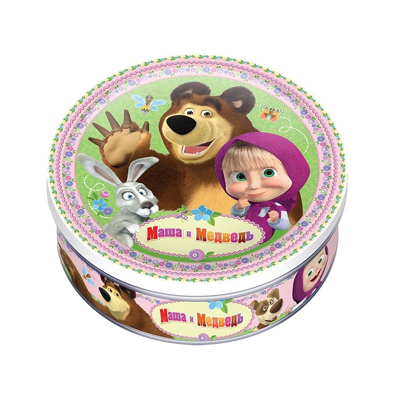 Бисквити Маша и мечока в метална кутия 150 гр, Подходящ за:, Специален ...